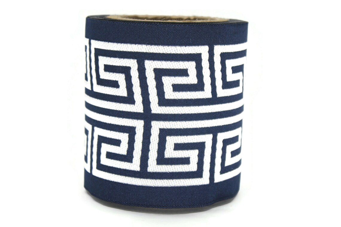 100 Mm Elegant Greek Key Border Curtain Trims Sewing Trim | Etsy