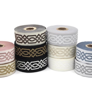 35 Mm Celtic Claddagh 1.37 (inch) | Celtic Ribbon | Embroidered Woven ...