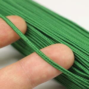 Soutache Cord - Green Braid Cord - 2 Mm Twisted Cord - Soutache Trim ...
