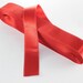 10 Meters (10.9 Yrd) Red Satin Ribbon, Double Sided Ribbon, Silk Ribbon ...