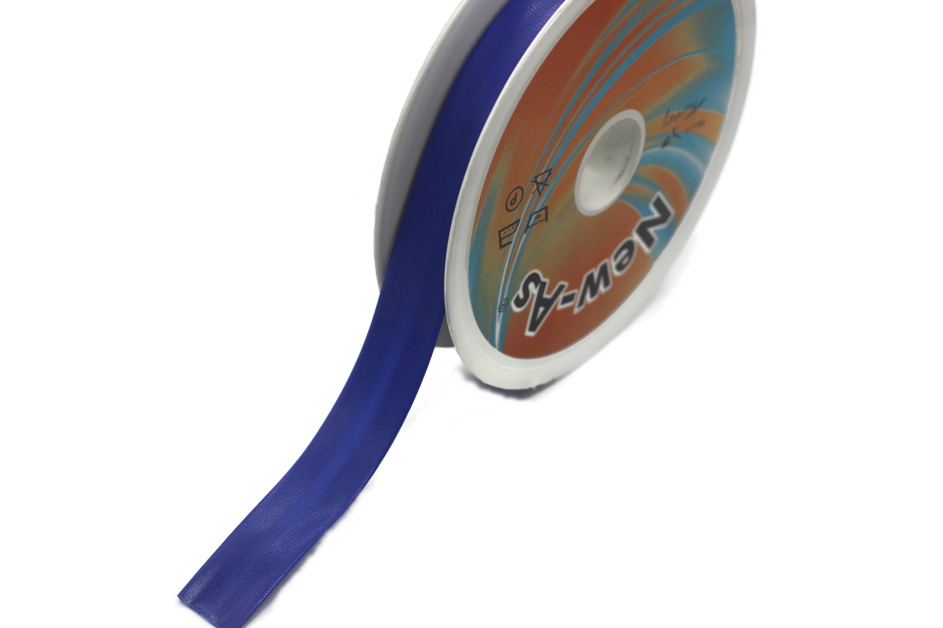 20 Mm Blue Leather Sewing Tape, Leather Bias Tape, Sewing Binding, Trim ...