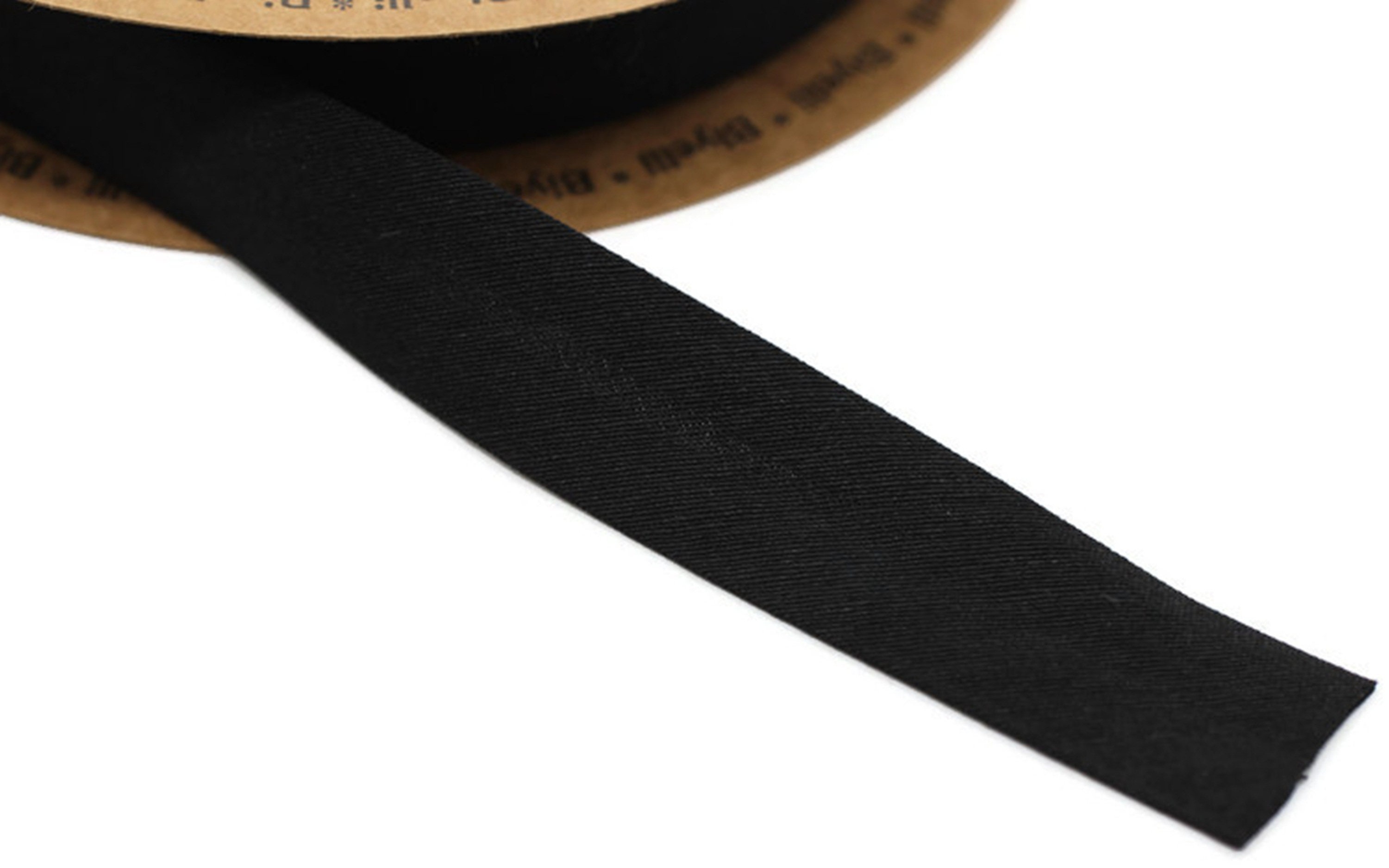 20 mm Black Cotton Bias Cotton bias tape bias binding trim | Etsy