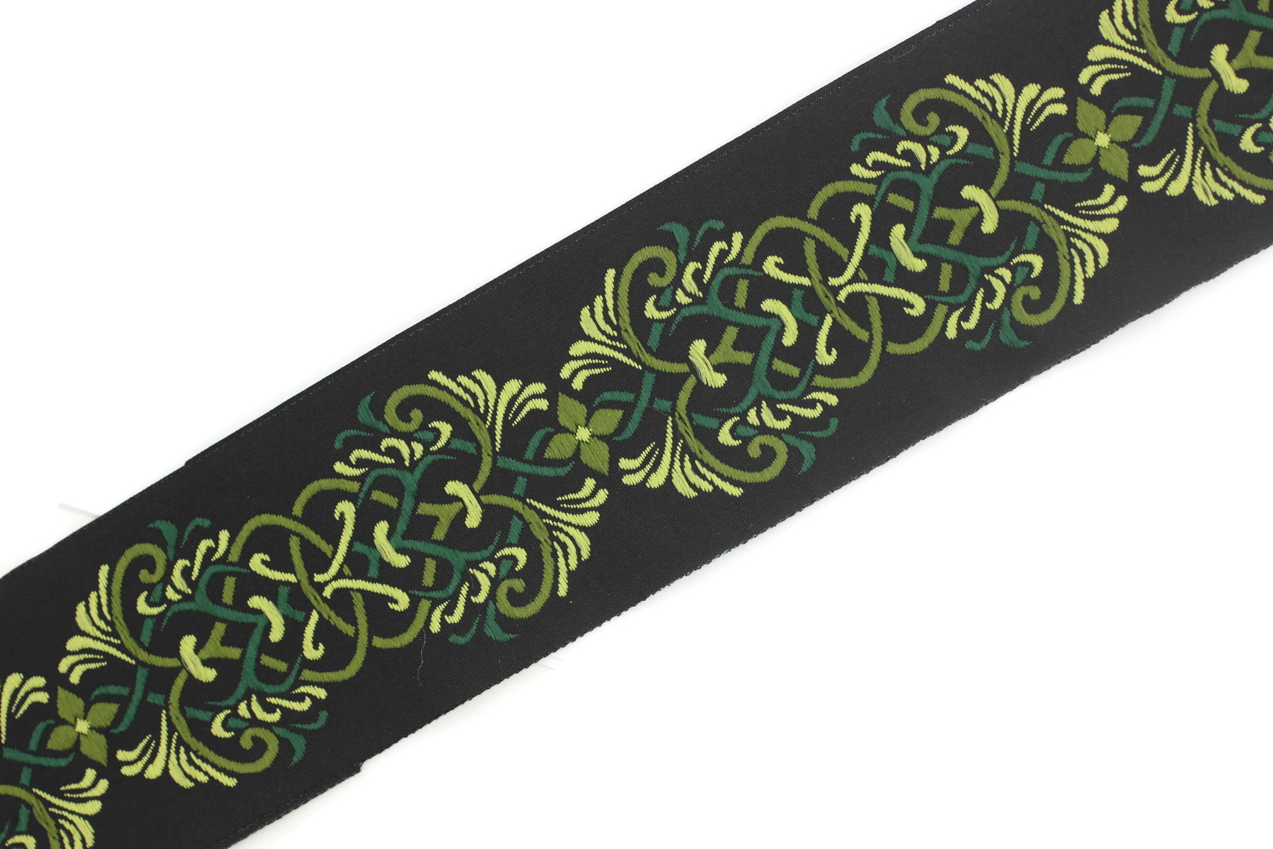 50 Mm Celtic Knot Green Jacquard Ribbons 1.96 Inches Ribbon - Etsy
