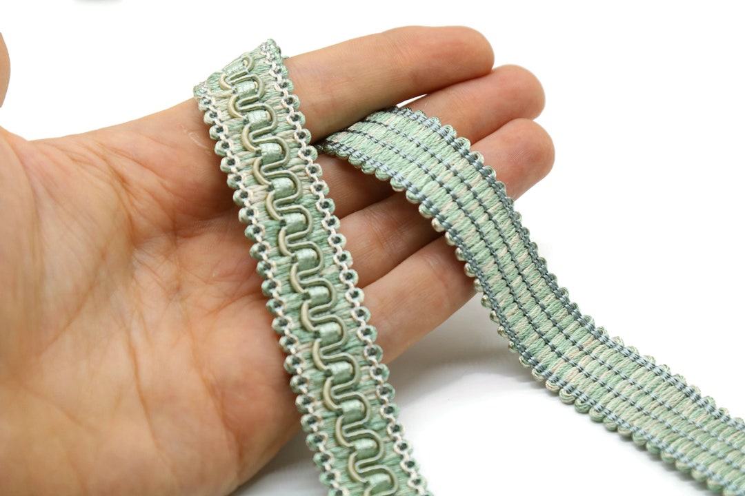 20 Mm Scroll Trim Menthol Green, 0.78 Inc, Scroll Gimp Braid Trim, by ...