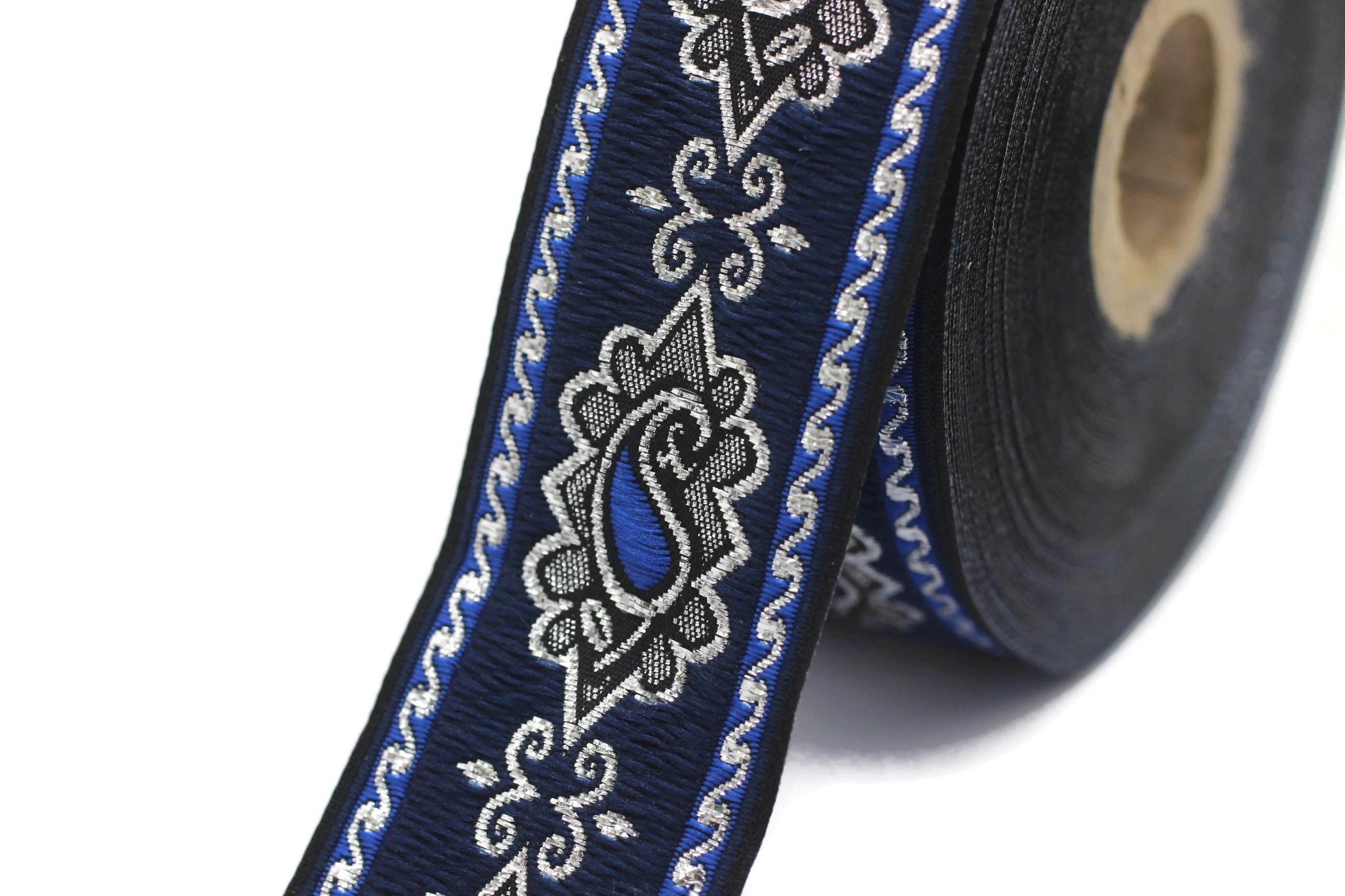 35 Mm Royal Blue Medieval Ribbon 1.37 Inches Renaissance - Etsy