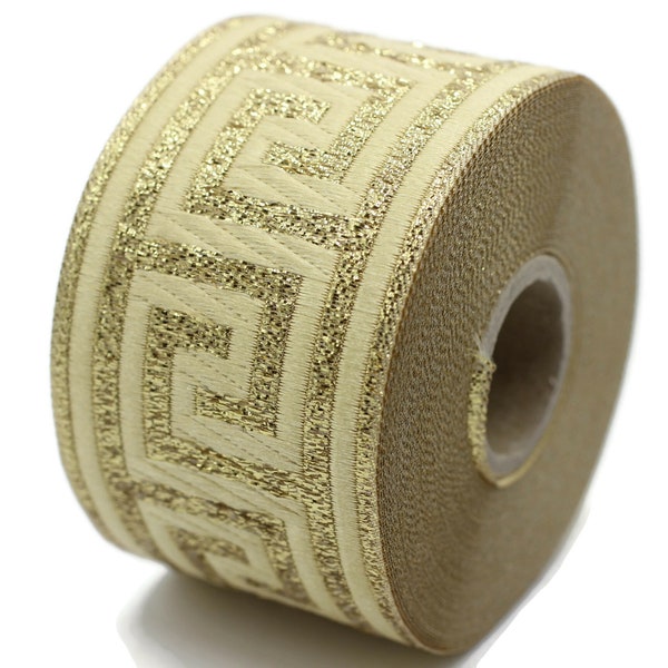 Greek Key Gold Trim - Etsy