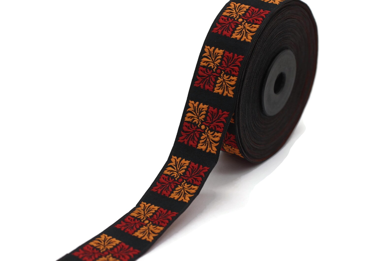 25 Mm Red & Orange Square Ribbons (0.98 Inches), Geometric Trim ...
