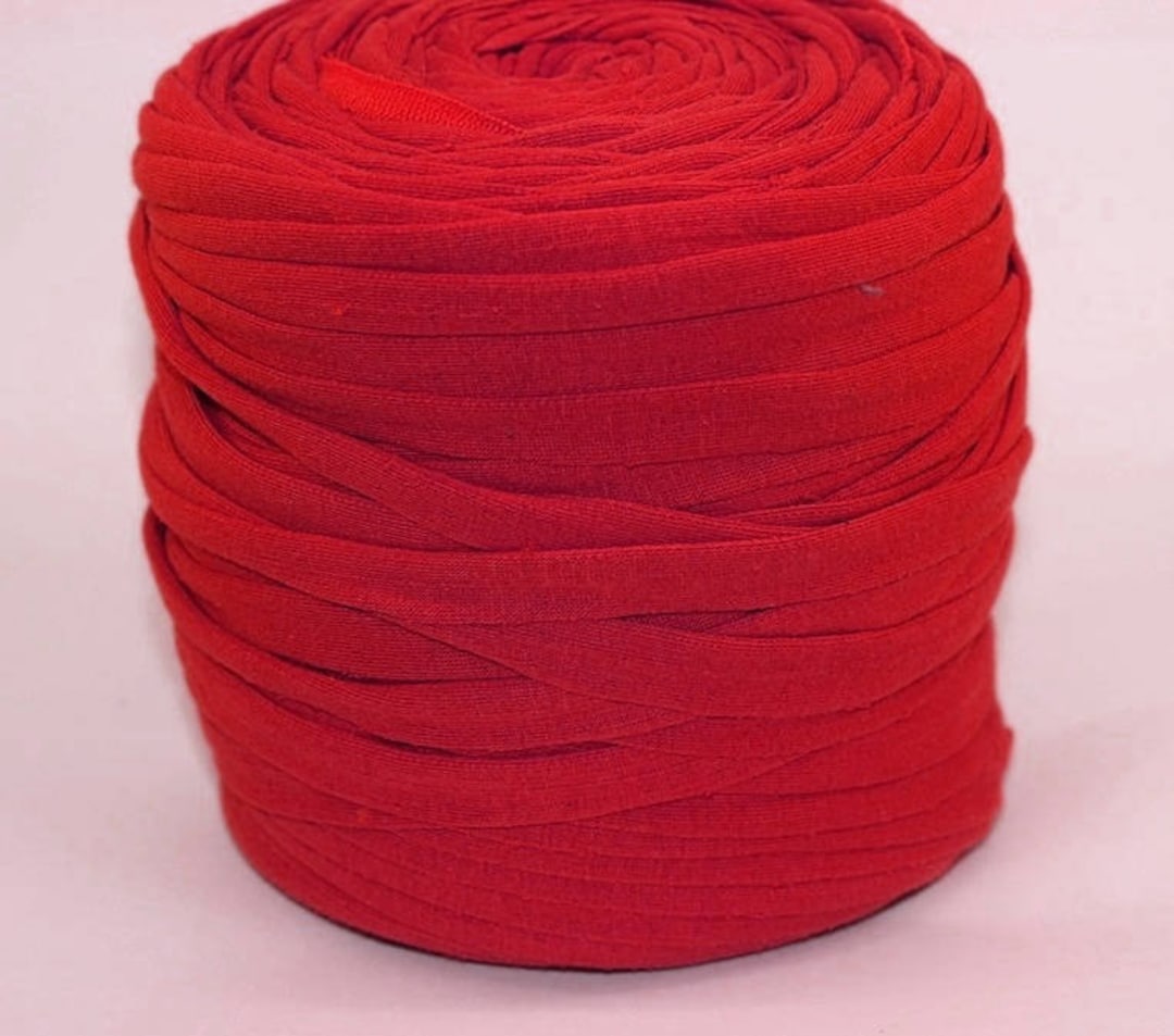 Red T-shirt Yarn, Cotton Yarn, Recyled Fabric Yarn, Home Textile Yarn ...