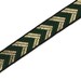 22 Mm Green Metallic Ribbon, 0.86 Inches, Jacquard Ribbon, Craft ...