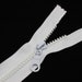 13 Pcs White Separating Zipper, 30 Cm 12 Inches Zipper, Plastic Chunky ...