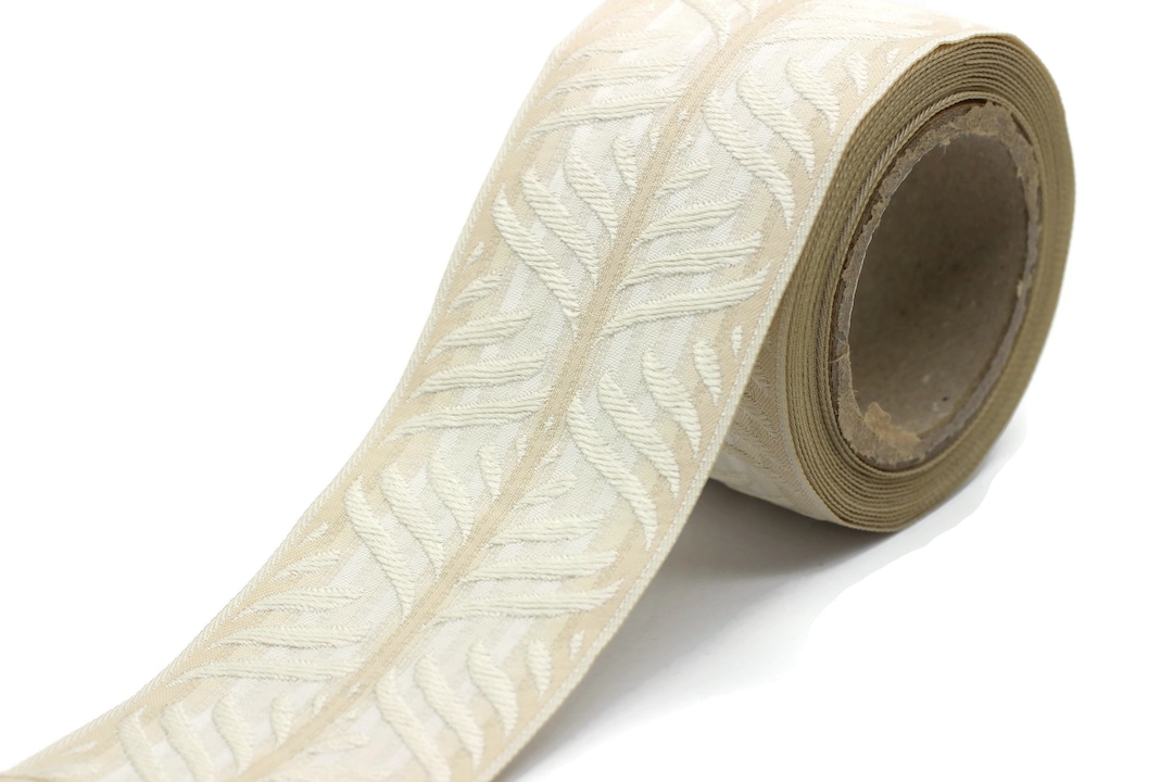 2.67" Leaf Trim Tape, Upholstery Trim, Fabric Trimmings, Drapery ...