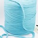 Light Blue T-shirt Yarn, Cotton Yarn, Recyled Fabric Yarn, Home Textile ...