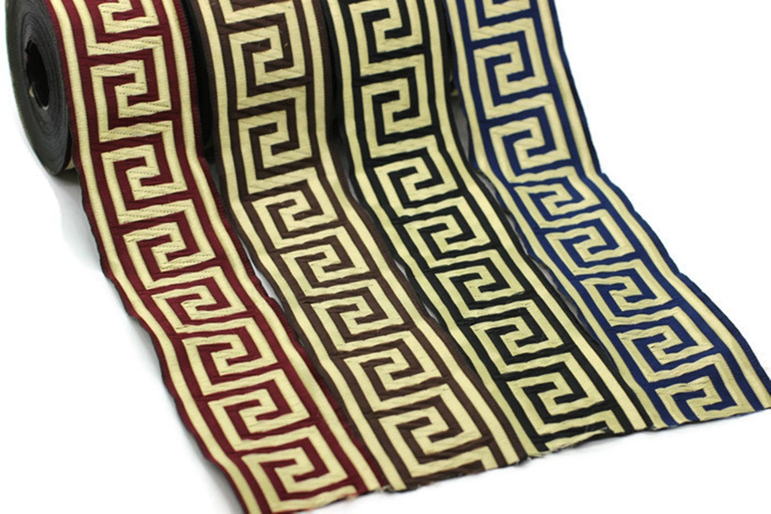 35 Mm Greek Key Ribbons 1.37 Inches Ribbon Trim Otantic - Etsy