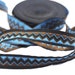 12 Mm Blue/brown Triangle Ribbon Trim, 0.47inc, Jacquard Ribbons ...
