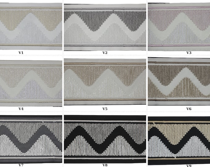 Beige Taupe Decorative Trims for Drapery, Curtain Tapes, Upholstery ...