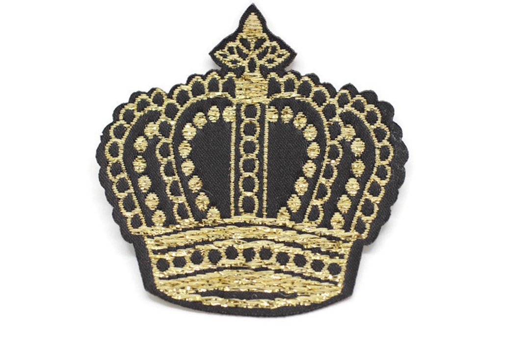 10 Pcs Royal Crown Patch 1.7 Inch Iron on Patch Embroidery, Custom ...
