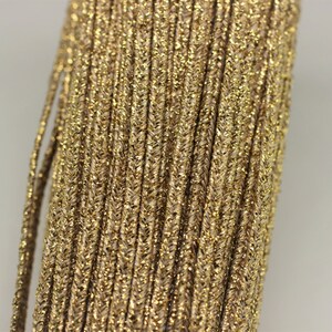 Soutache Cord - Metallic Safran Braid Cord - 2 Mm Twisted Cord ...