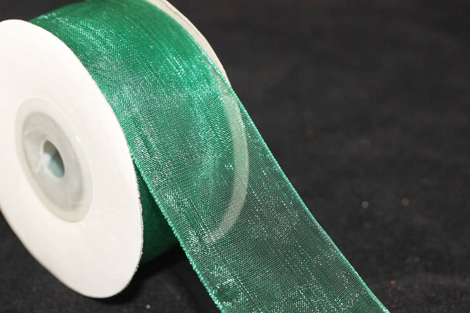 22 Meters Amazon Green Organza Ribbon Fall Ribbon Wedding - Etsy