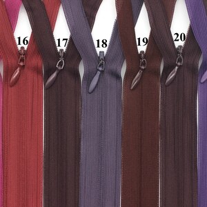 Skirt Zippers, 50 Cm (20 Inches), Dress Zipper, Concealed Zippers, Hide ...