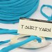 Ocean Blue T-shirt Yarn, Cotton Yarn, Recyled Fabric Yarn, Home Textile ...