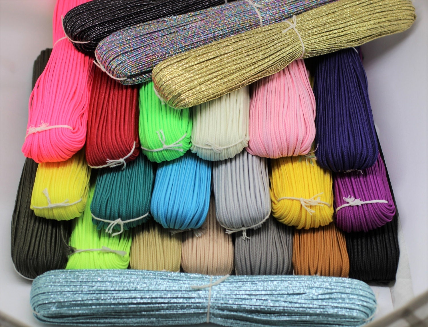 Soutache Cord - Metallic Safran Braid Cord - 2 Mm Twisted Cord ...