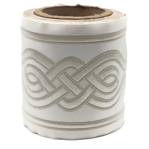 68 Mm Embroidered Ribbons 2.67 Inch Jacquard Trims Sewing - Etsy