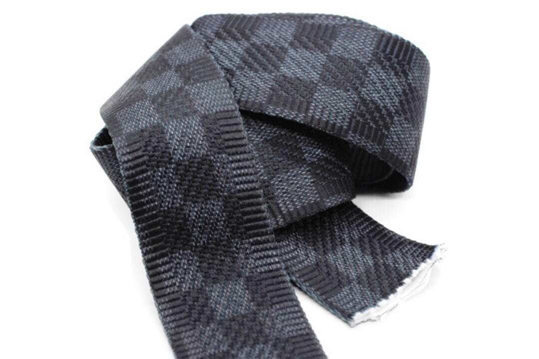 45 Mm Checkered Ribbons Military Blue Ribbons Ribbon for - Etsy