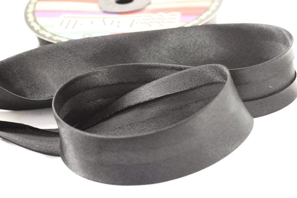 30 Mm Black Cotton Bias, Cotton Bias Tape, Bias Binding, Trim , Cotton ...