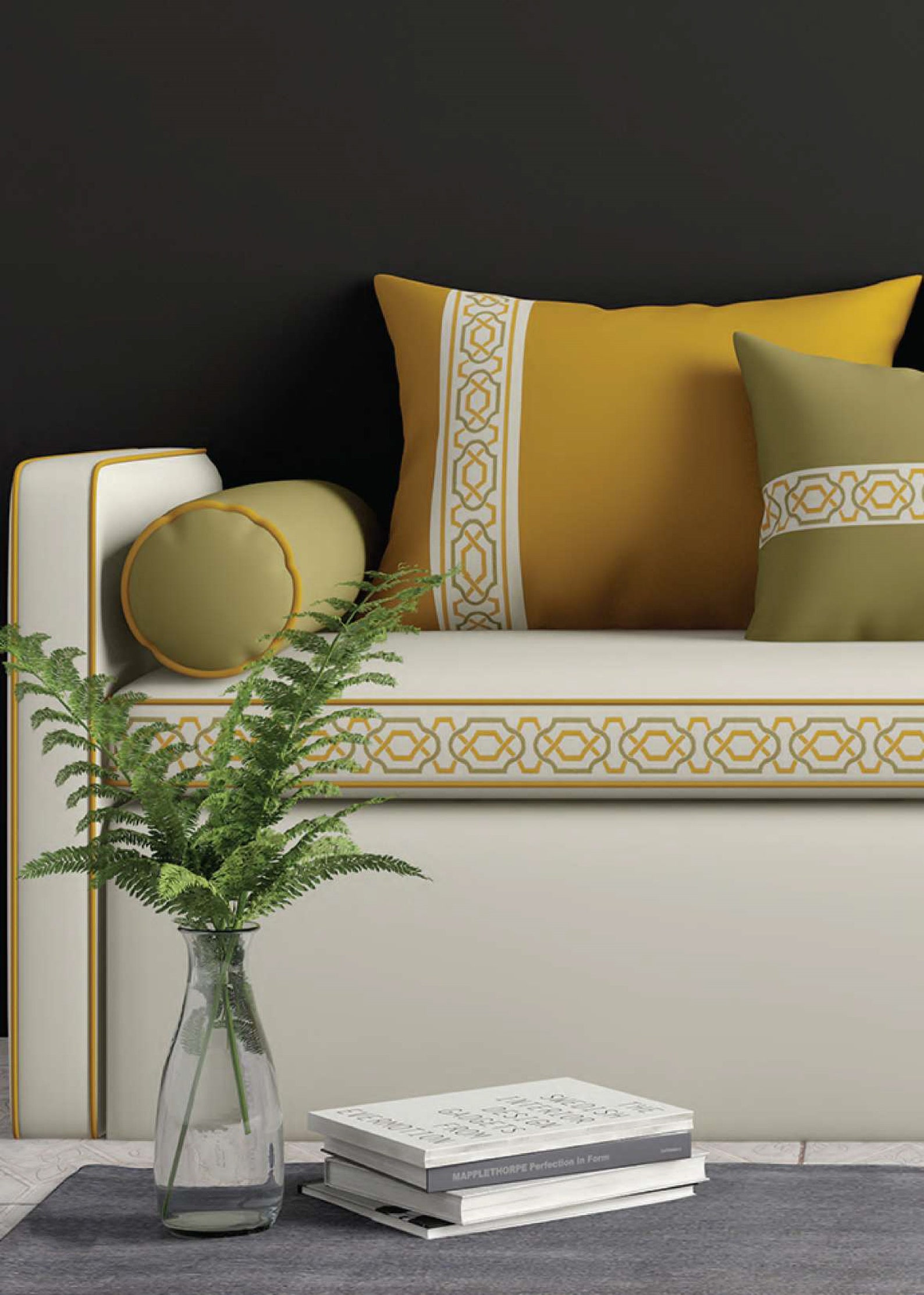 Shadow Grey 100 Mm Embroidered Ribbons 3.93 Inch Jacquard | Etsy