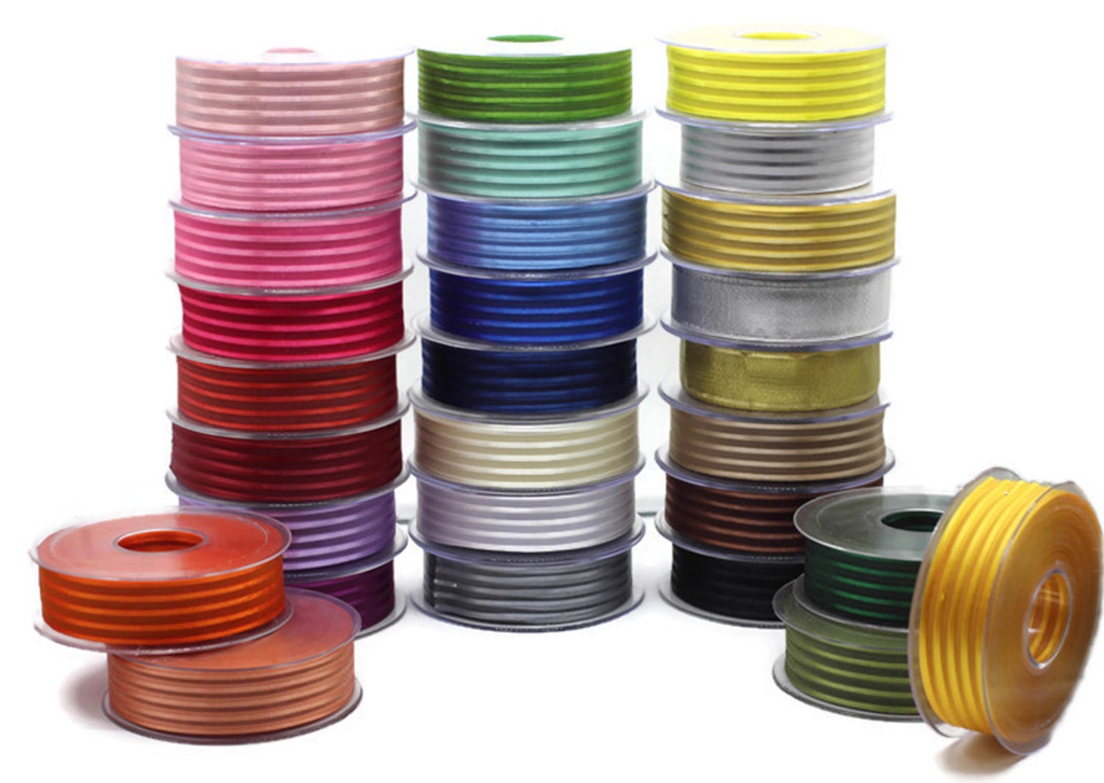 Satin Edged Organza Ribbon 20 Meters 25mm Organza Sheer - Etsy