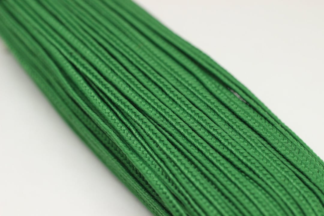 Soutache Cord - Green Braid Cord - 2 Mm Twisted Cord - Soutache Trim ...