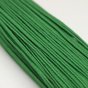 Soutache Cord - Green Braid Cord - 2 Mm Twisted Cord - Soutache Trim ...