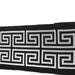 100 Mm Black Elegant Greek Key Border, Curtain Trims, Sewing Trim ...