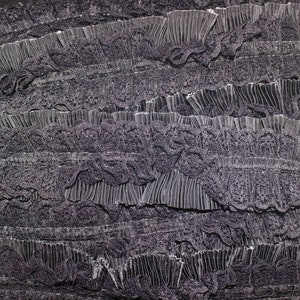 52 Mm Black Pleated Ruffle With Layer , Pleated Ruffle Lace, Lettuce ...