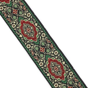 18mm Medieval Ribbon, Jacquard Trim, Jacquard Ribbon, Floral Embroidery ...