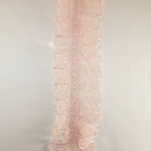 45 Mm Powder Pleated Ruffle , Lace Trim, Lettuce Edge Trim, Embroidered ...