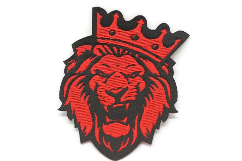The Red Lion King Patch 2.7 Inch Iron on Patch Embroidery, Custom Patch ...