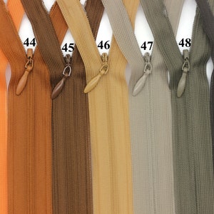 Skirt Zippers, 50 Cm (20 Inches), Dress Zipper, Concealed Zippers, Hide ...