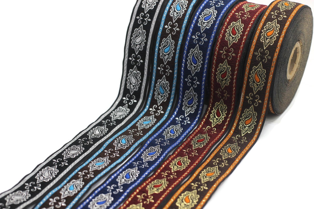 25 Mm Medieval Ribbon (0.98 Inches), Renaissance Trim, Otantic Ribbon ...