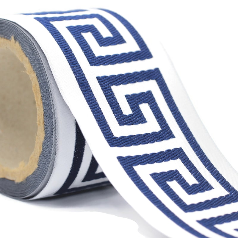 Blue Greek Key - Etsy