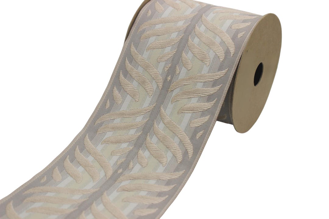 3.93" Leaf Trim Tape, Upholstery Trim, Fabric Trimmings, Drapery ...