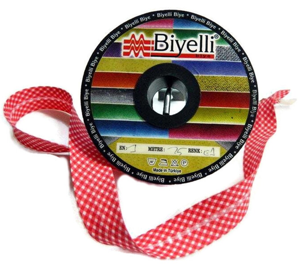 30 Mm Red Bias, Cotton Bias Tape, Bias Binding, Trim (1.18 Inches ...