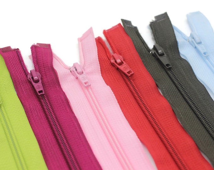 Tip#8 Metal Zipper White Teeth | 4 Inch-29.5 Inch Size |fashion Zipper ...