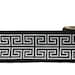 100 Mm Black Elegant Greek Key Border, Curtain Trims, Sewing Trim ...