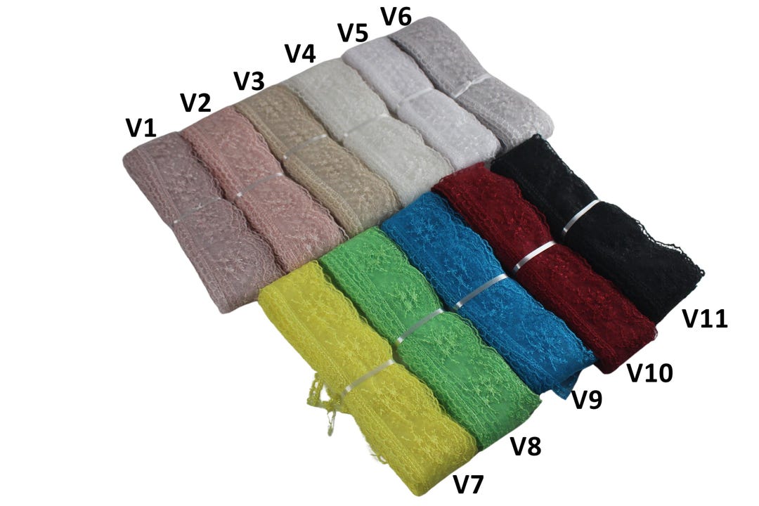 60 Mm Organza Lace Trim, Embroidered Lace, 2.35 Inches Lace Trim ...