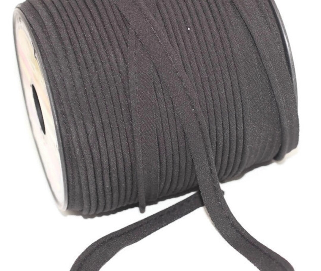 109 Yards 13 Mm Black Bias, Cotton Bias Tape, Bias Binding, Trim (0.51 ...