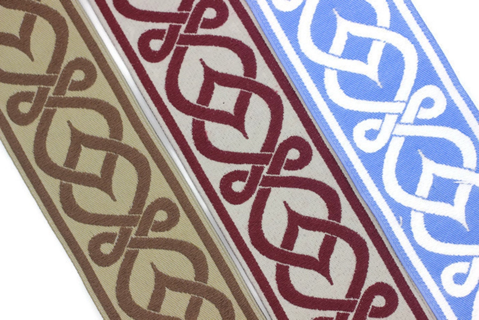 50mm Celtic Knot Ribbon Jacquard Trim Jacquard Ribbon | Etsy