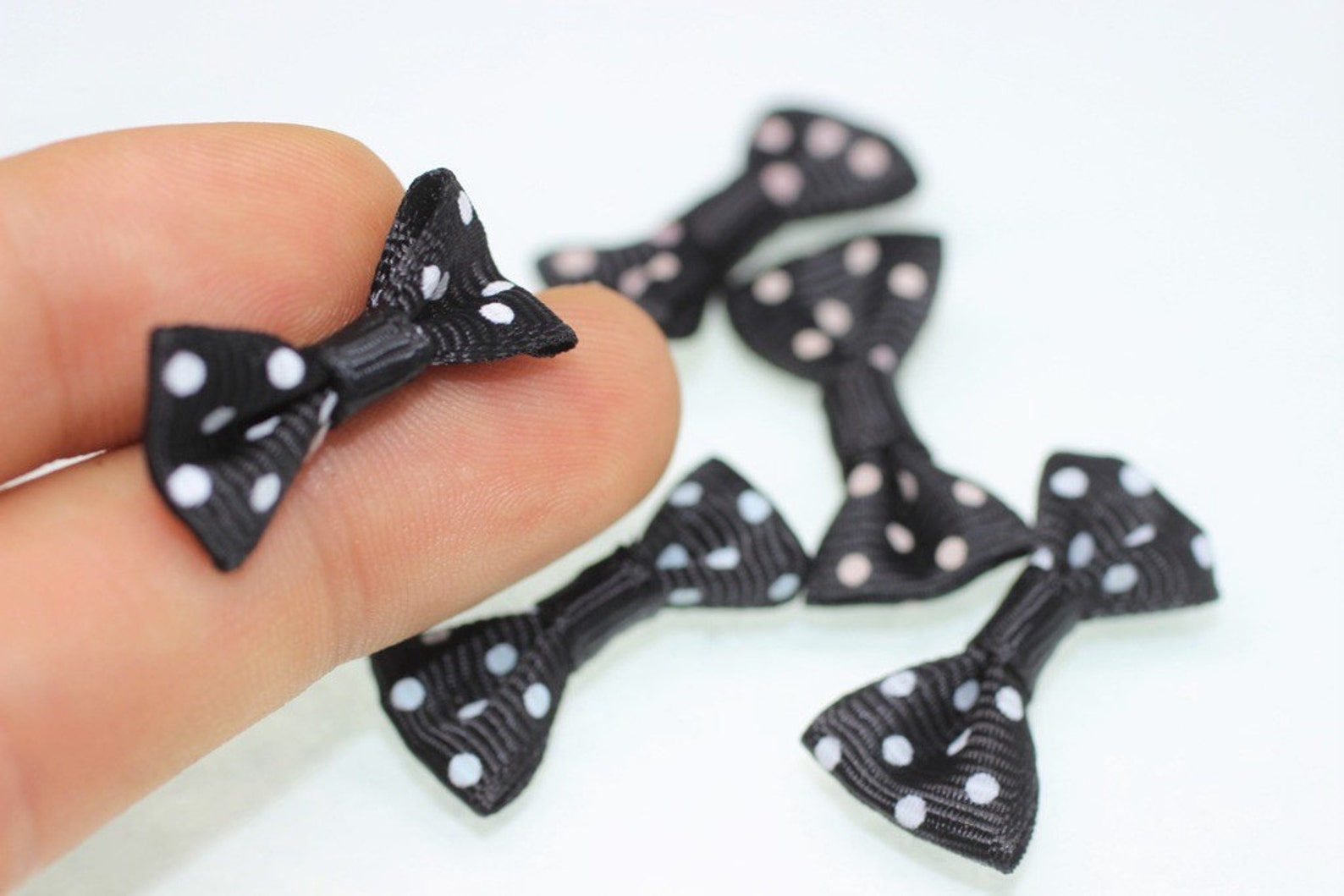 10 Pcs Bow Tie Clasp Grosgain Bow Tie Bow Tie Ribbon - Etsy