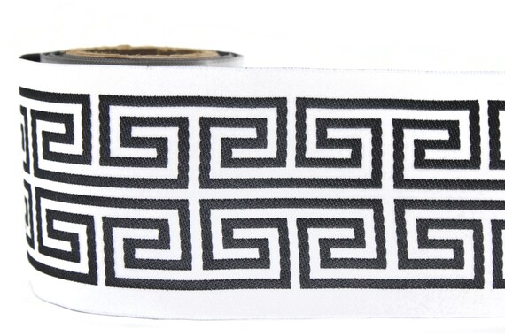100 Mm Elegant Greek Key Border Curtain Trims Sewing Trim - Etsy