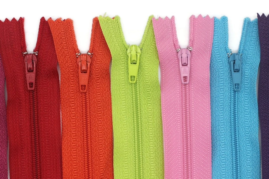 10 Pcs Pants Zippers, 18-60cm (7-23inches) Zipper, Dress Zipper, Skirt ...